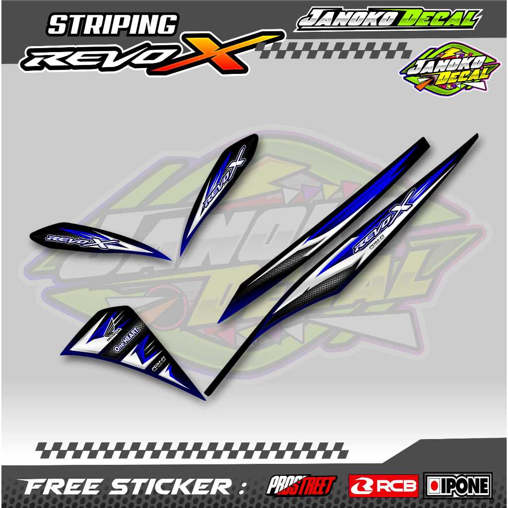 條紋變化 HONDA REVO X NEO 貼紙列表摩托車 HONDA REVO X NEO | 蝦皮購物