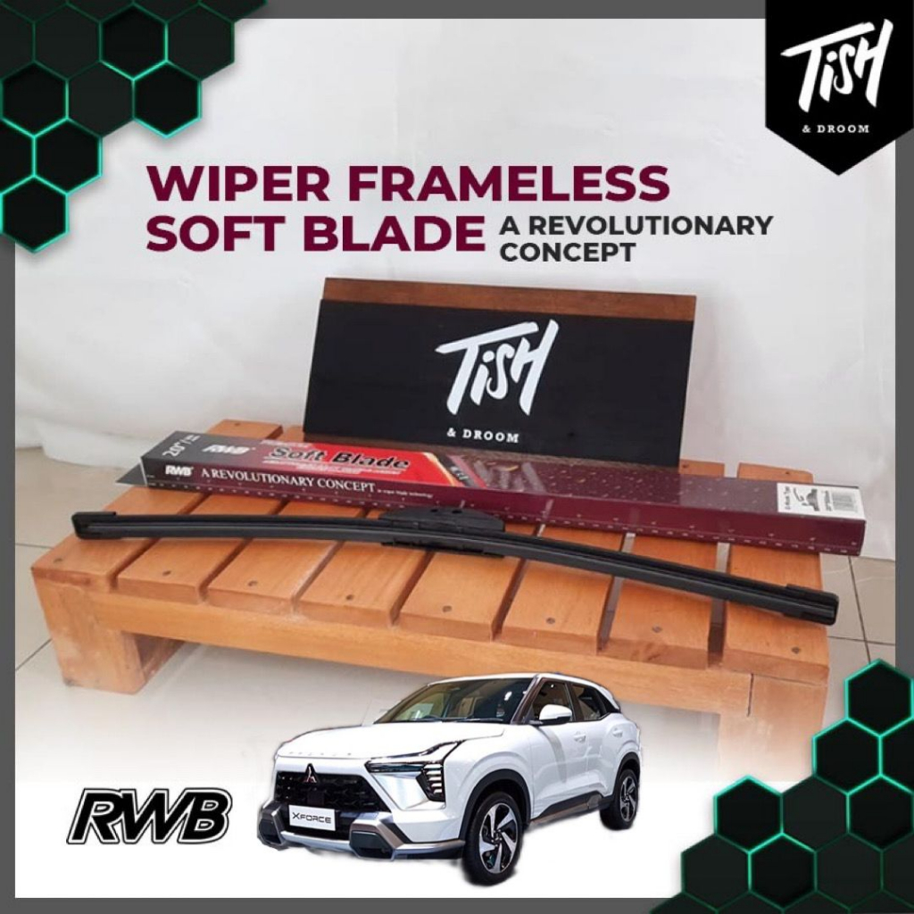 MITSUBISHI WIPER 三菱 Xforce Hybrid RWB 軟無框 2 PCS | 蝦皮購物
