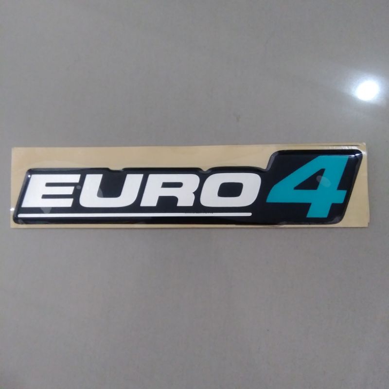 Euro4 壓紋標誌貼紙 | 蝦皮購物