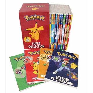 Pokemon SUPER COLLECTION 15 本書套裝系列 By Tracey West Books 1-15 | 蝦皮購物