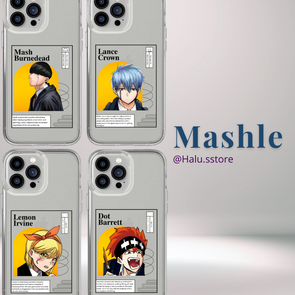 HP 案例動漫 Mashle Mashed Lance 皇冠點 Barrett Finn Ames 檸檬歐文高級全惠普 | 蝦皮購物