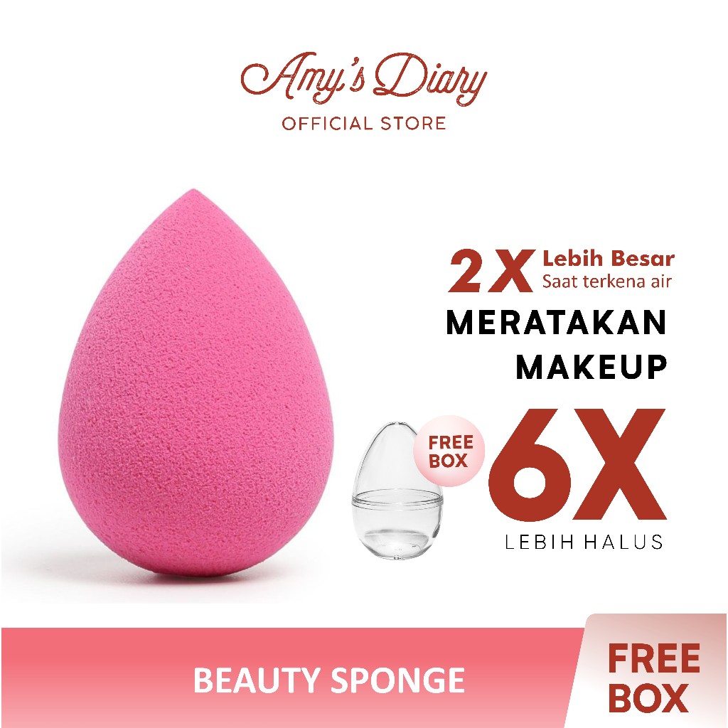 Amy's Diary Beauty Blender 海綿無蛋盒含 1 件 | 蝦皮購物