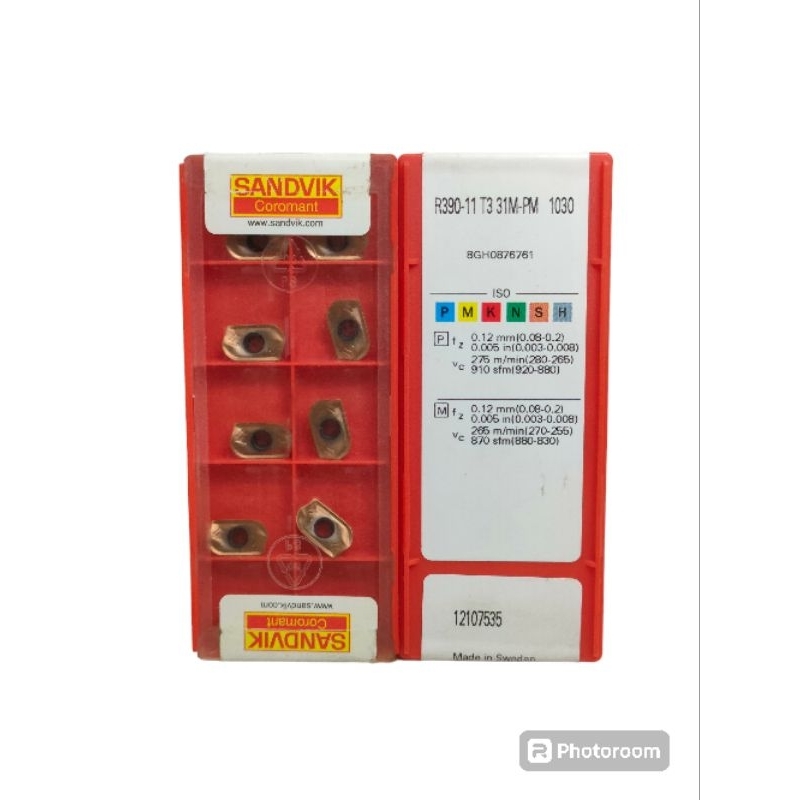 R390-11 T3 31M-PM 1030 SANDVIK 刀片銑削原裝瑞典製造 | 蝦皮購物