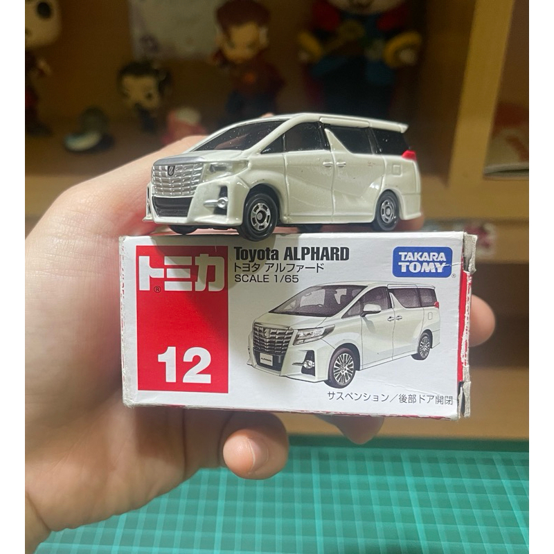 豐田 PUTIH 微型玩具車車輛模型壓鑄 Takara Tomy Tomika No.12 Toyota Alphard | 蝦皮購物