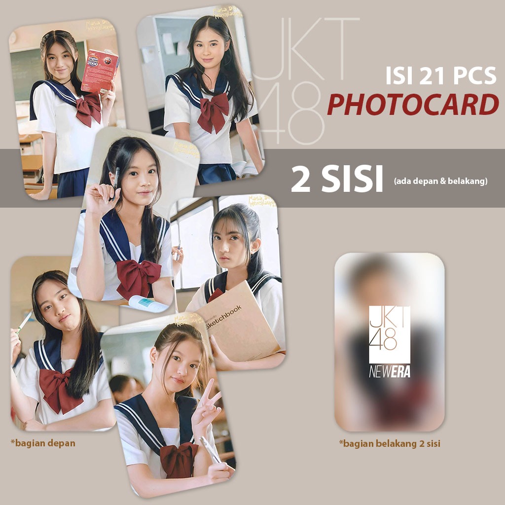 照片卡 2R 21 件 GREAT FUTURE JKT48 2 面藝術紙照片光面 1 包內容 21 件 | 蝦皮購物