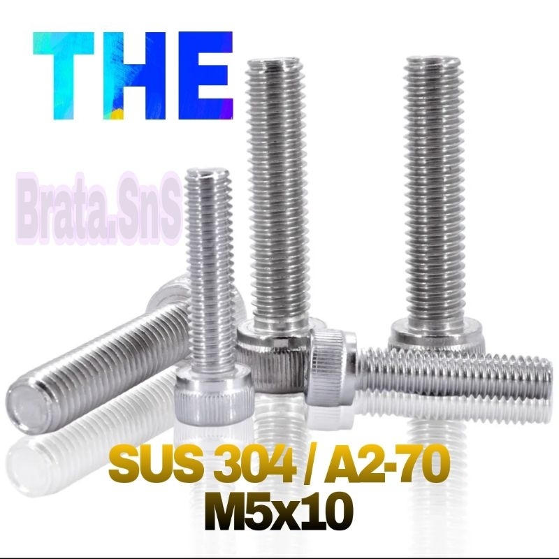 螺栓 L SUS 304 不銹鋼螺栓 304 A2-70 M5 | 蝦皮購物