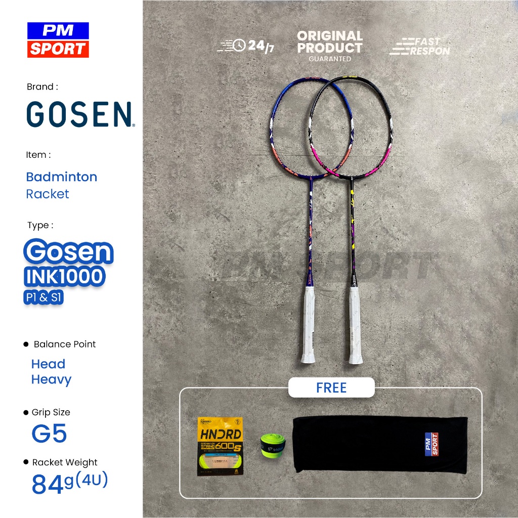 Gosen INK1000 P1 墨水 1000 S1 羽毛球拍原裝 | 蝦皮購物