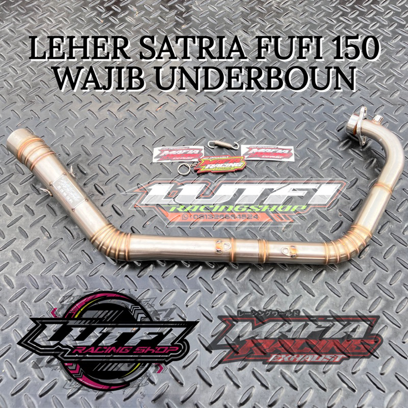 Satria FUFI 頸部 Mandatory 下彈跳馬菲亞賽車排氣 | 蝦皮購物