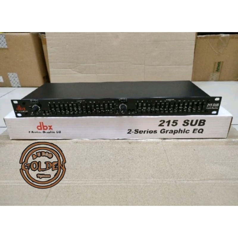 Equalizer DBX 215 SUB 輸出低音炮 2x15 通道均衡器無輸出低音炮 A 級 | 蝦皮購物
