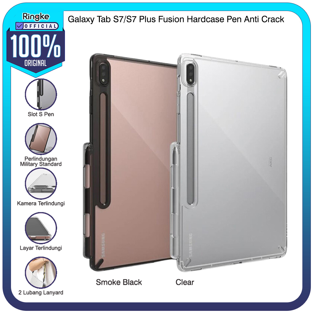 SAMSUNG Ringke 三星 Galaxy Tab S7 S7 Plus Fusion 硬殼筆防裂 | 蝦皮購物