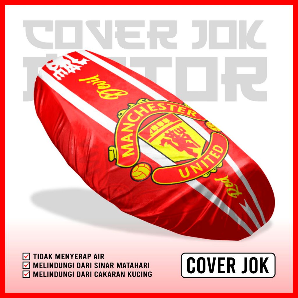 MERAH ENGLISH LEAGUE 摩托車座套曼徹斯特聯隊 RED DEVIL SI SET RED GLORY | 蝦皮購物