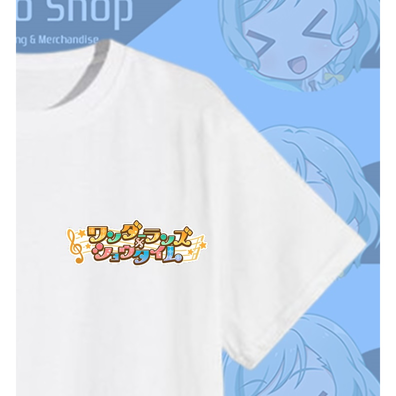 Ranso Baju Project Sekai Small Logo Wonderlands x Showtime T | 蝦皮購物