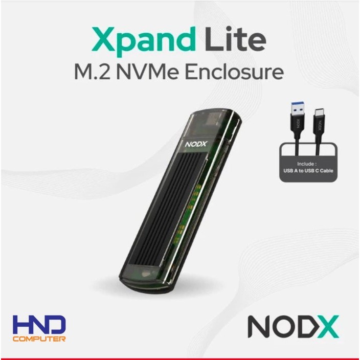 Nodx Xpand Lite 外殼 M.2 NVMe HDD SSD 外殼 | 蝦皮購物