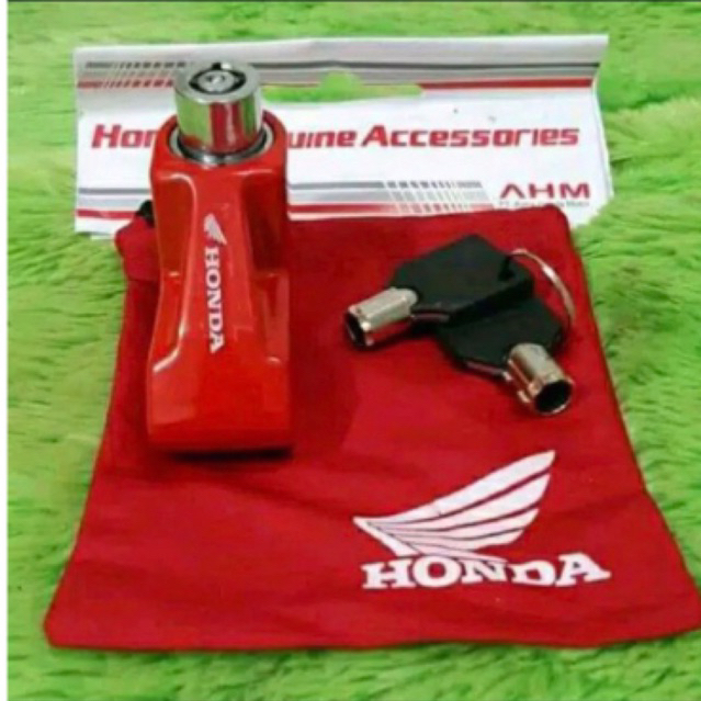 HONDA 原裝本田 AHM Dislock 碟形鎖鎖防盜摩托車碟形鎖鎖 | 蝦皮購物