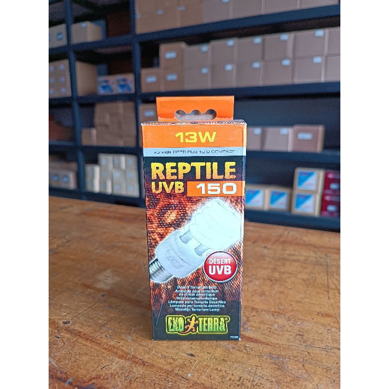 Exoterra UVB 150 13W 爬行動物 SULCATA 鬣蜥 TEGU 鬍鬚龍 UROMASTYX | 蝦皮購物