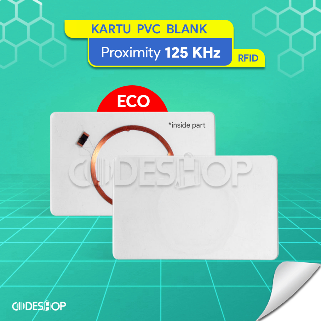 Putih Rfid Proximity ECO Card 125khz PVC 空白卡純白 | 蝦皮購物