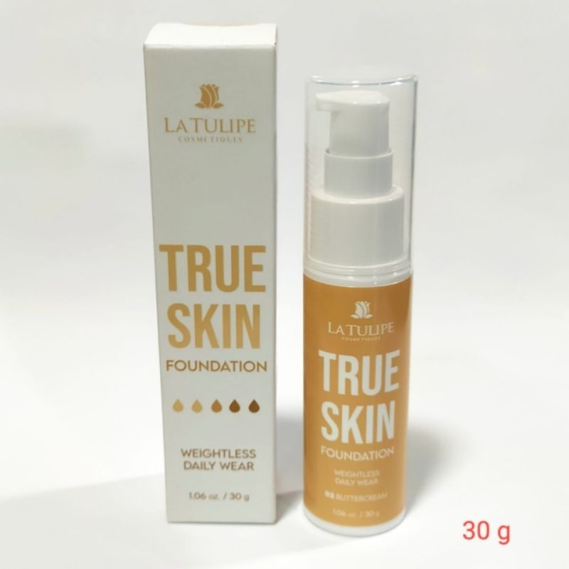 Latulipe True Skin Foundation 30g 輕盈日常穿著 | 蝦皮購物
