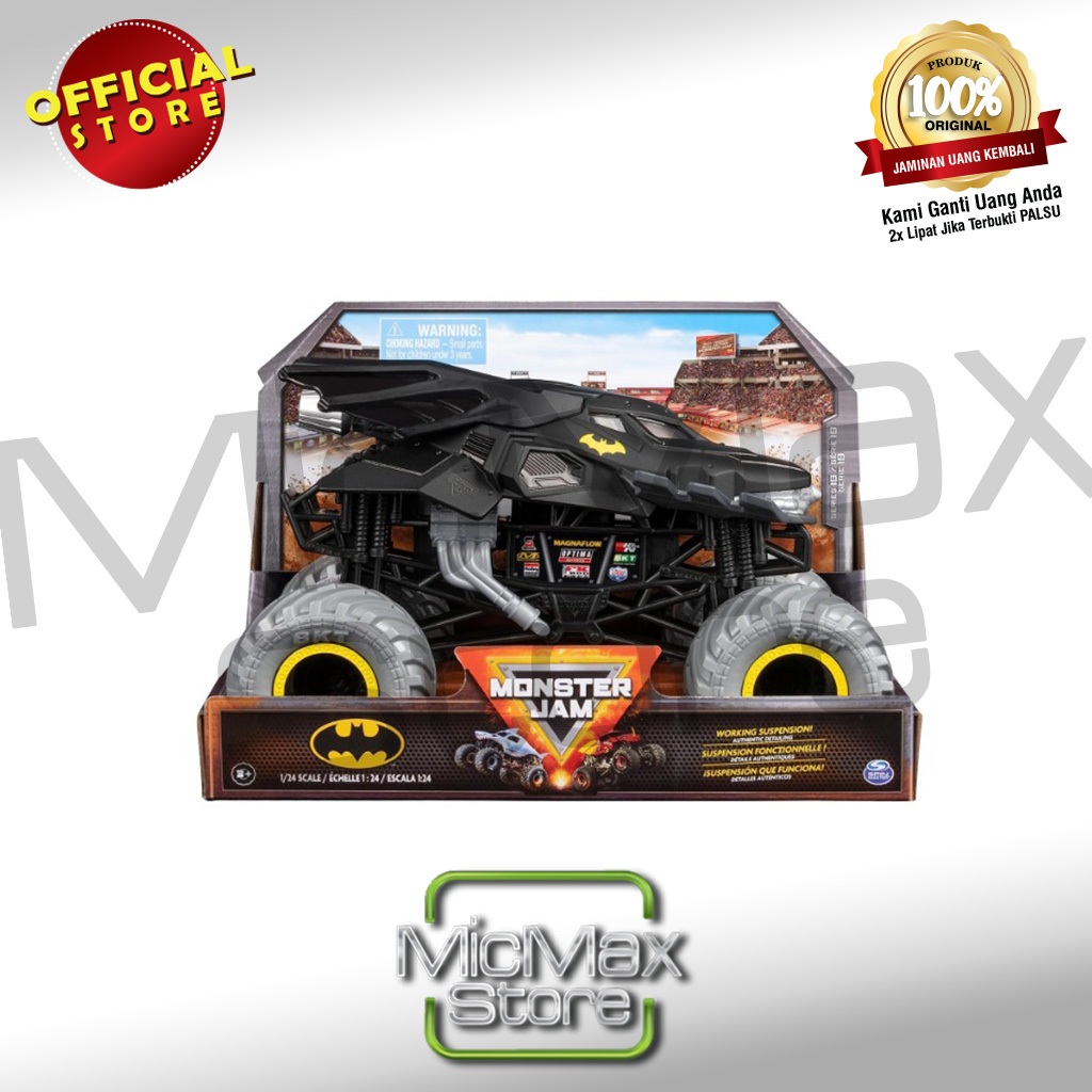 Monster Jam Batman 1:24 比例系列 16 原版 Spin Master SM58700 | 蝦皮購物