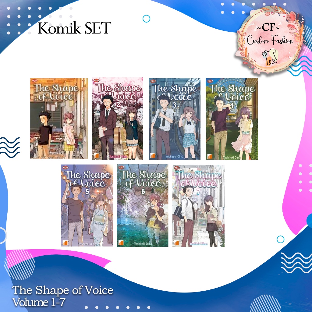 Komik The Shape of Voice Koe no Katachi 限量版第 1-7 卷 | 蝦皮購物