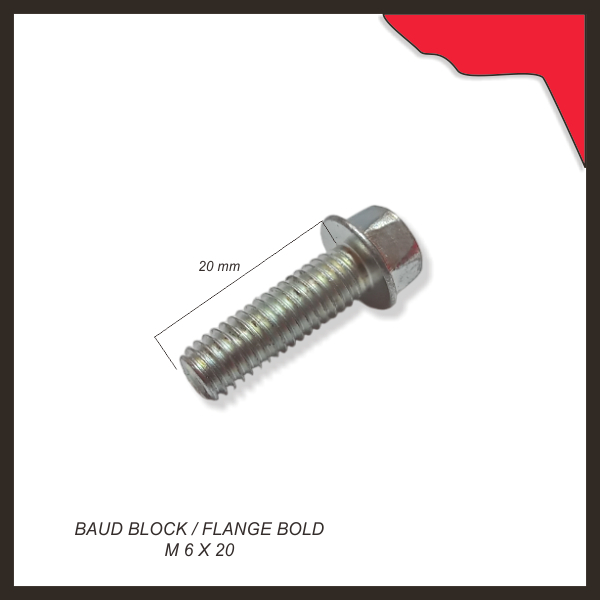 粗體法蘭塊 Baud M 6 X 20 內容 1 件 | 蝦皮購物