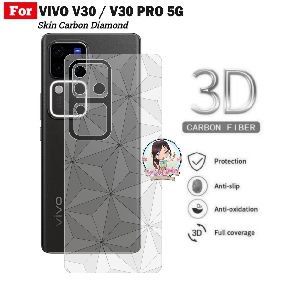 抗真菌 Vivo V30 V30 Pro 鑽石防刮背貼 Garskin | 蝦皮購物