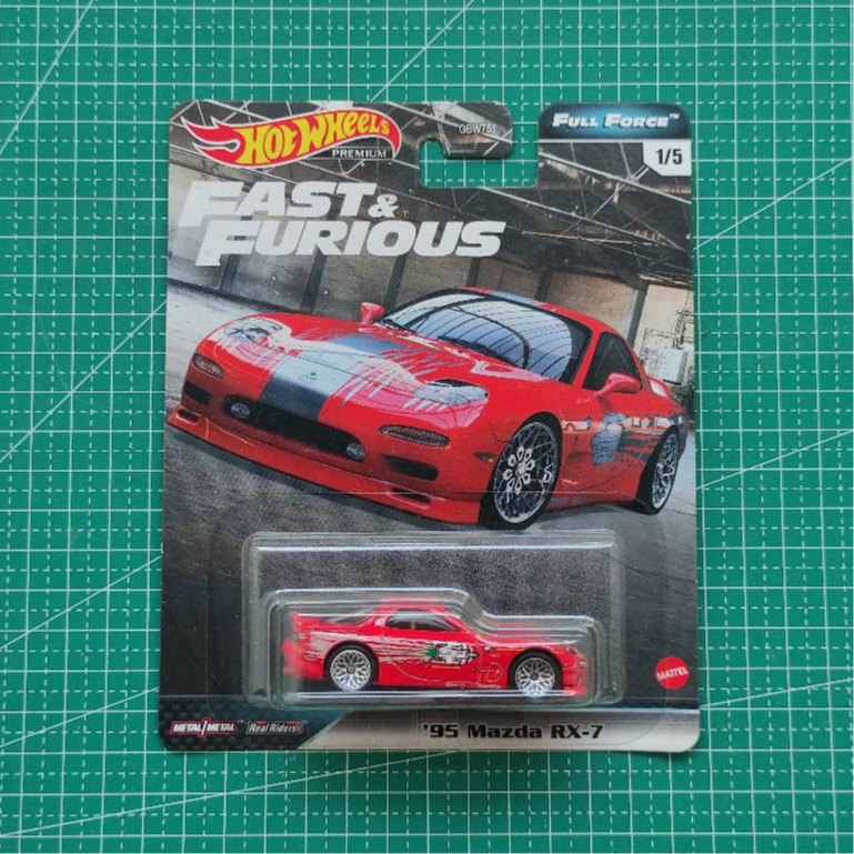 MAZDA Hotwheels 95 馬自達 RX7 RX-7 全力速度狂暴 FNF 高級版 | 蝦皮購物