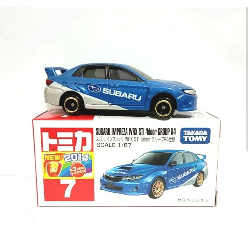 TOMICA SUBARU IMPREZA WRX STI 4door GROUP R4 TAKARA TOMY 7 壓 | 蝦皮購物