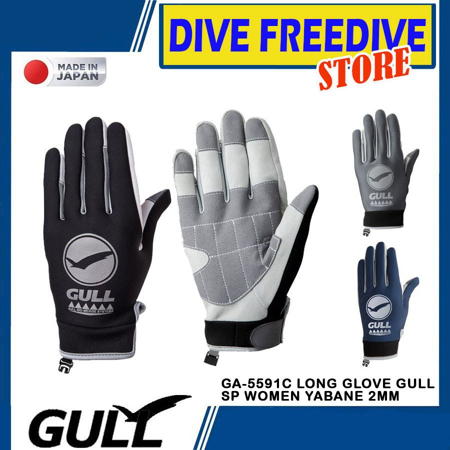 Ga-5591c 長手套 Gull SP 女士 Yabane Amara 2 毫米女士手套水肺潛水自由潛水潛水 | 蝦皮購物