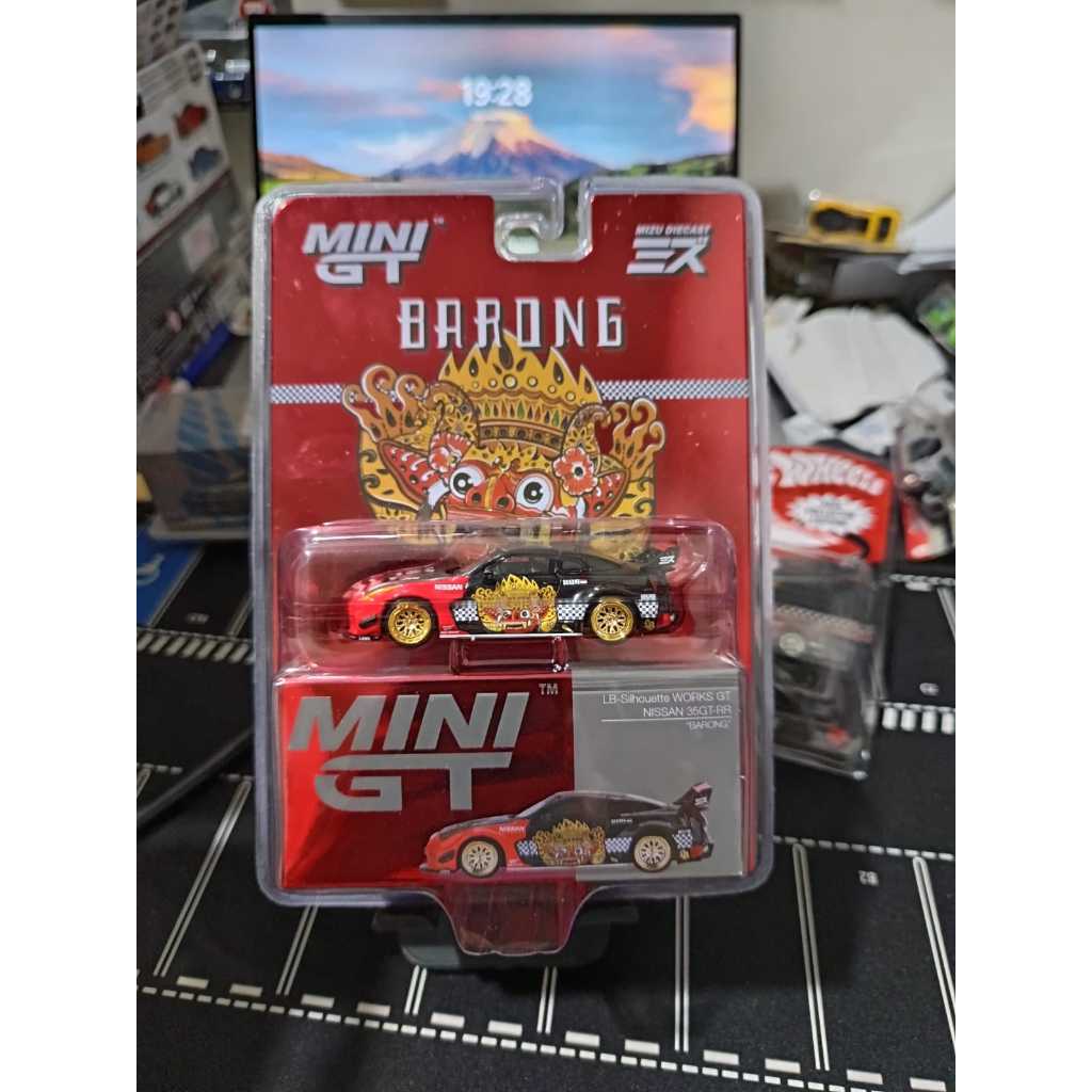 Mini GT Nissan Skyline GTR R35 LB 超級剪影 Barong x Mizu 壓鑄 35GT | 蝦皮購物