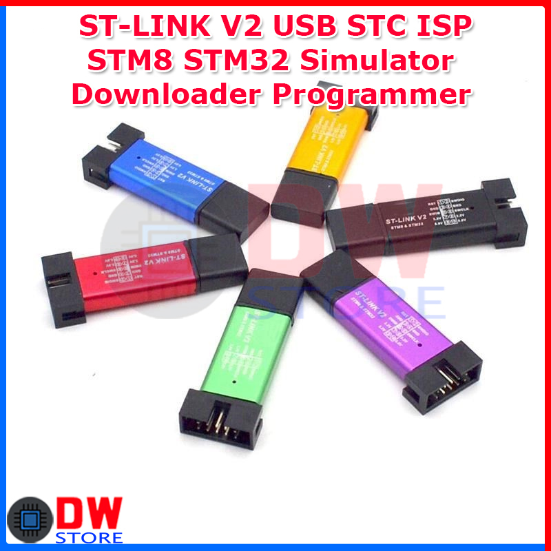 St-link V2 STLink mini STM8 STM32 編程器下載器 | 蝦皮購物