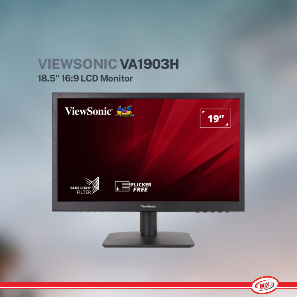 ViewSonic 19 英寸 LED 顯示器 VA1903H-2 WXGA 低能耗 | 蝦皮購物