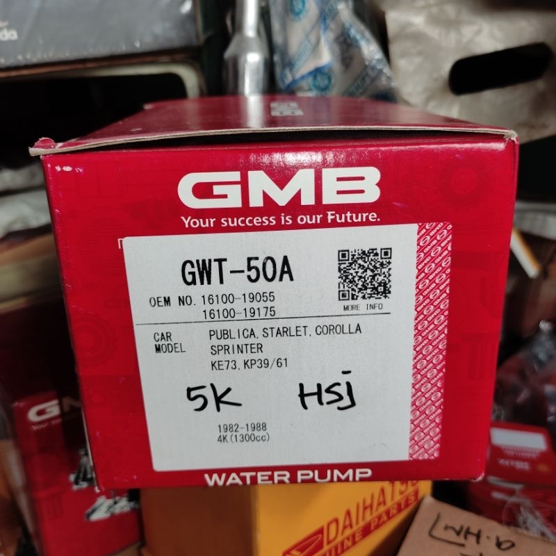 水泵豐田 KIJANG SUPER 5K GMB GWT-50A 原裝 | 蝦皮購物