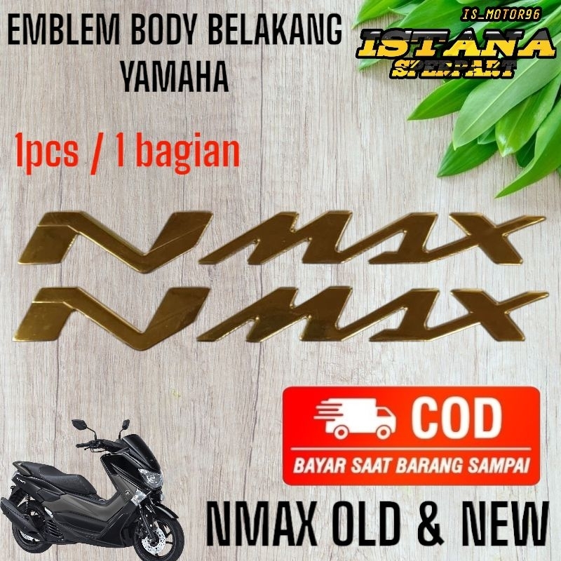 山葉 後車身標誌 yamaha nmax old 2DP pnp nmax new B6H Unit 1pcs | 蝦皮購物