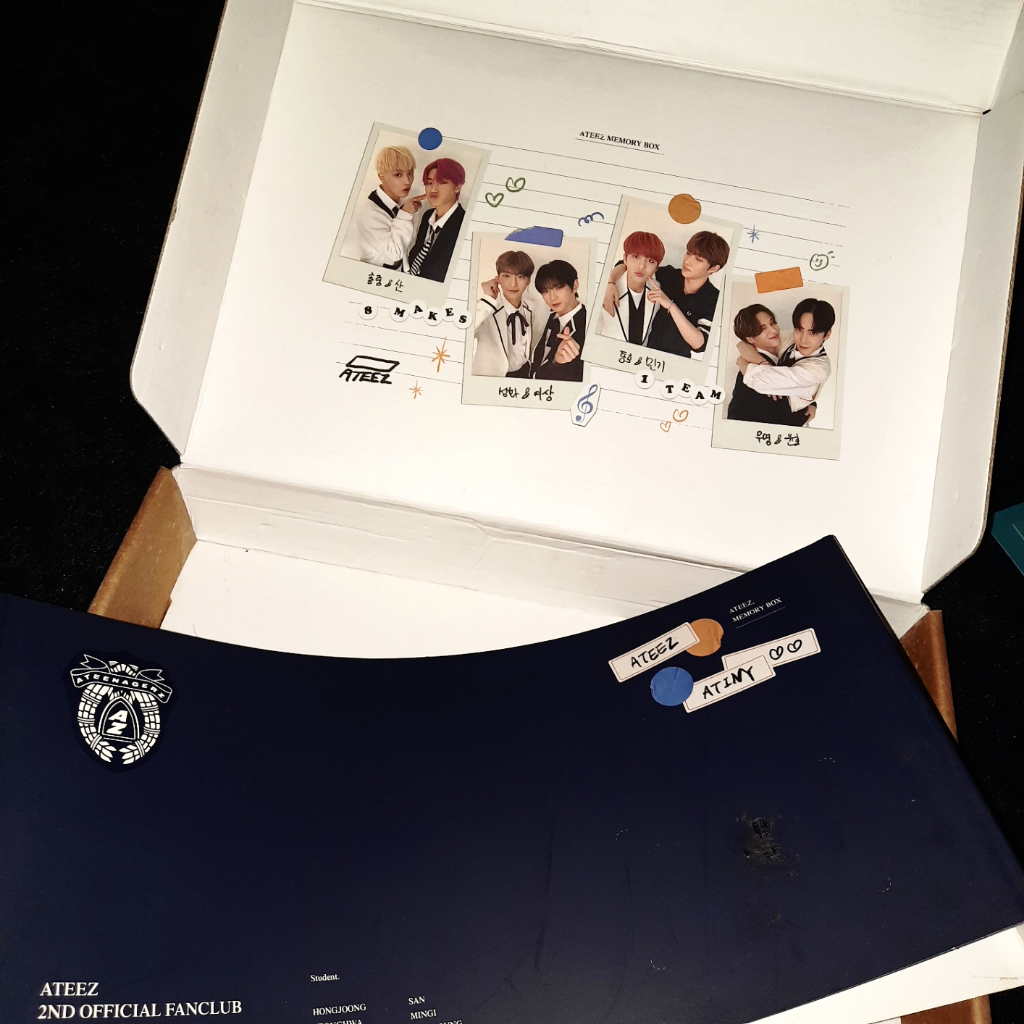 Ateez 2ND FANKIT FANKIT FANCLUB ATINY kit 官方寫真集 hongjoong se | 蝦皮購物