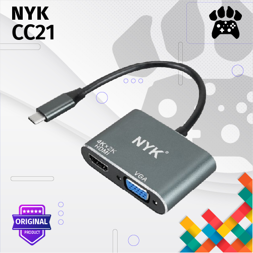 轉換器 C 型轉 HDMI VGA 2 合 1 NYK CC21 | 蝦皮購物
