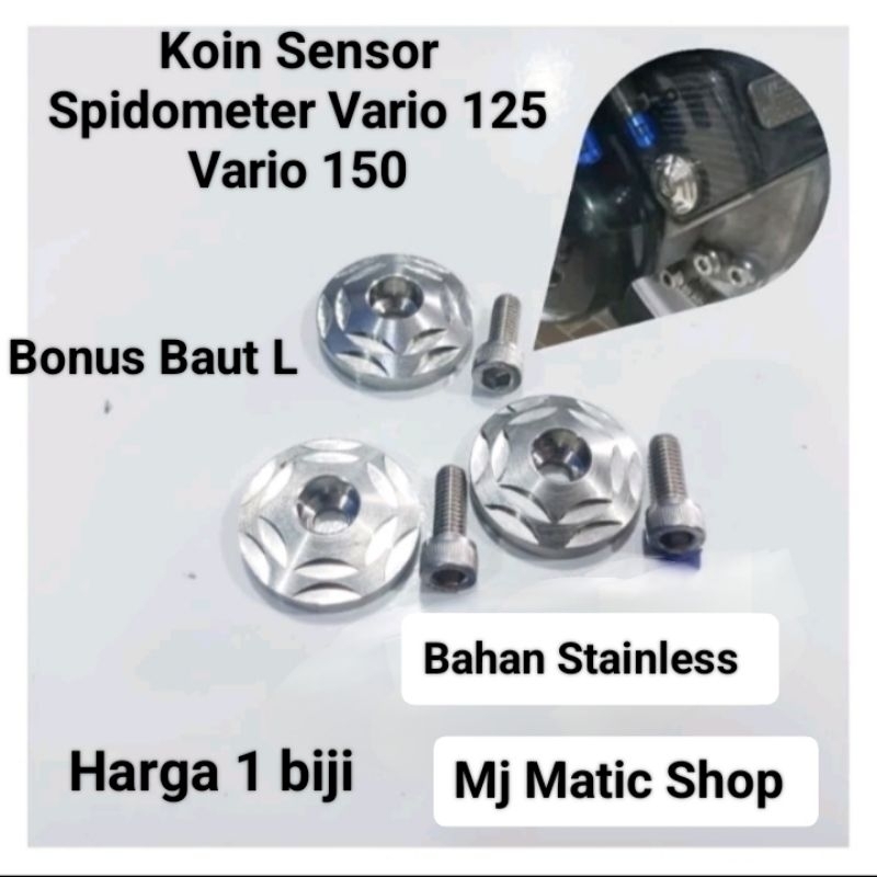 硬幣蓋傳感器 Vario 125 Vario 150 不銹鋼材料原裝不銹鋼螺栓傳感器 Vario Bonus Bolt | 蝦皮購物