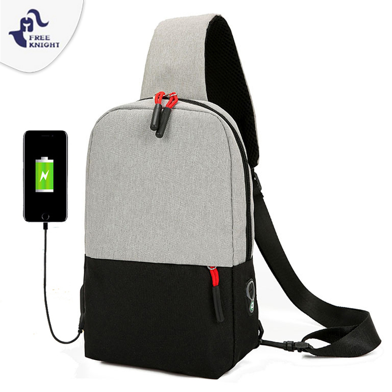 Freeknight Highland Sling Bag USB充電器 Sling Bag 進口帆布 Sling Ba | 蝦皮購物
