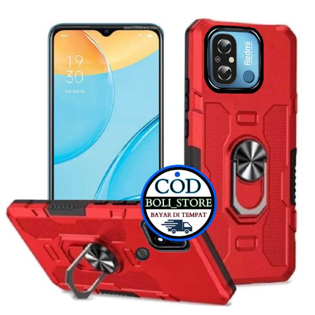 Case Hybrid Armor XIAOMI REDMI 12C Robot Hit EYE 環形立式硬殼碳皮革 | 蝦皮購物