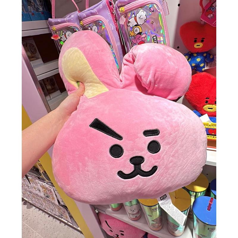 Miniso x BT21 系列 BTS 沙發枕頭娃娃 40 厘米頭枕 16 英寸軟軟 RJ COOKY SHOOTY | 蝦皮購物