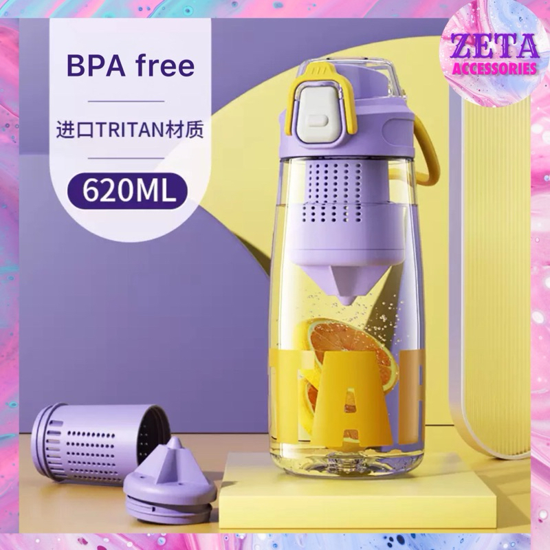 Zeta BM01 tritan 飲水瓶尺寸 620 毫升不含 BPA 成人辦公室運動飲水瓶 | 蝦皮購物
