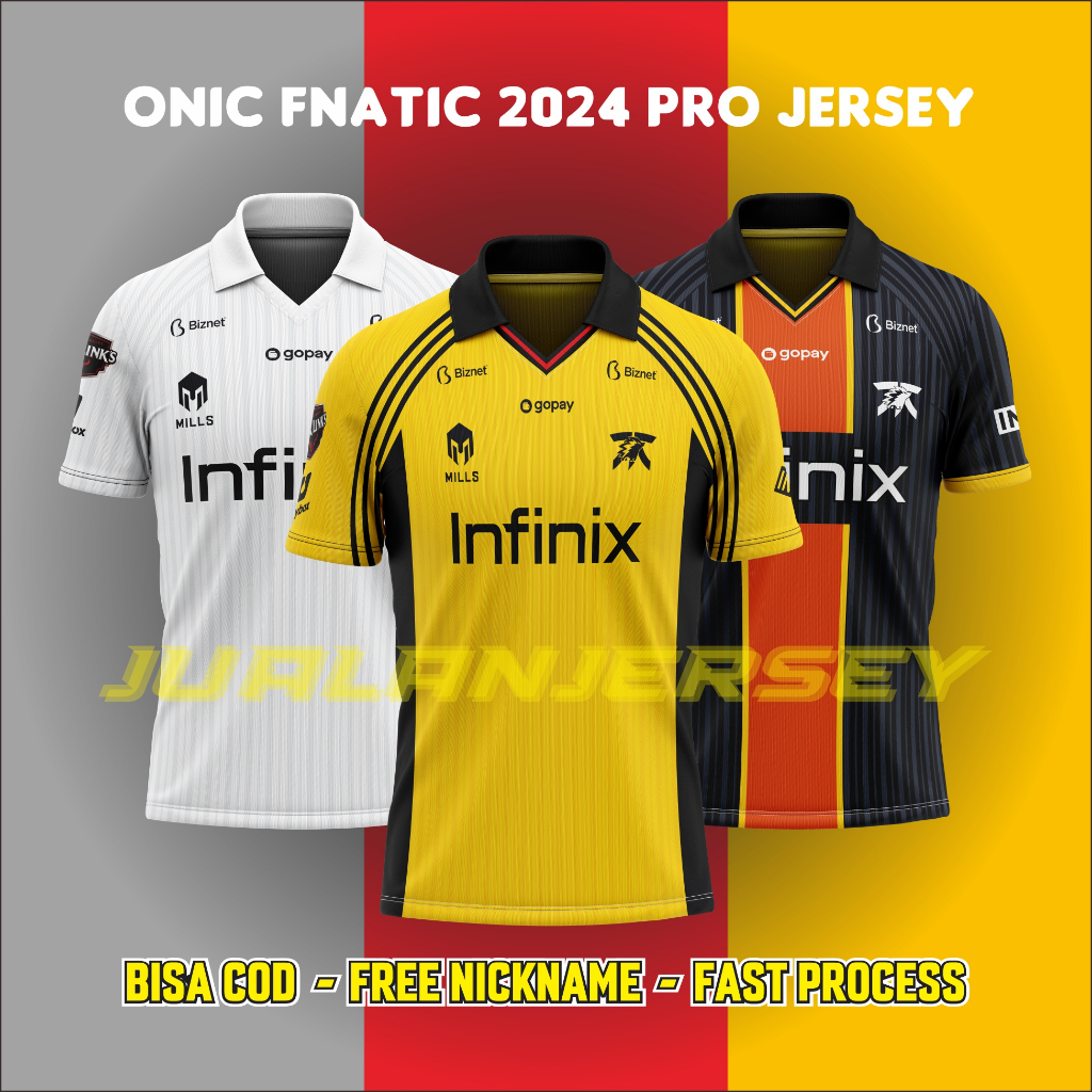 2024 年新款 ONIC FNATIC 球衣 | 蝦皮購物