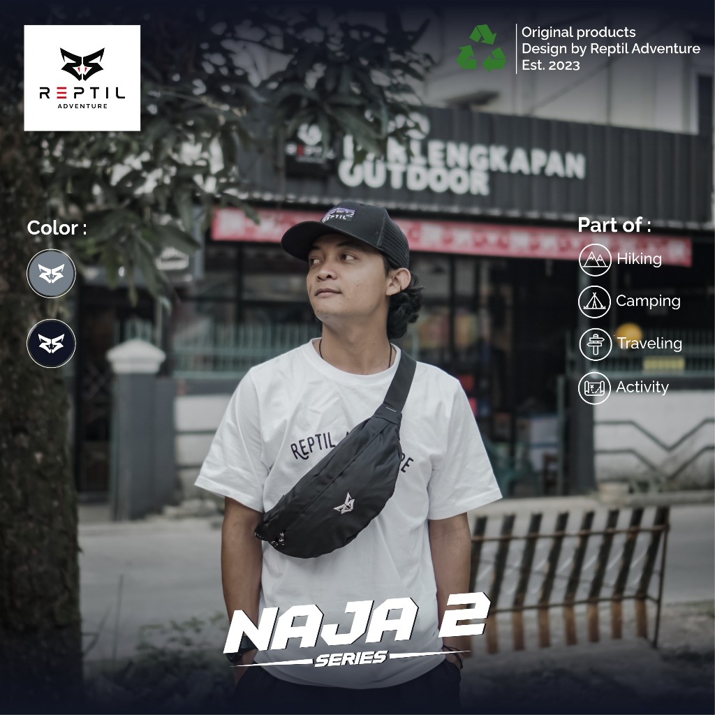 NAJA 2 系列冒險爬行動物腰包 | 蝦皮購物