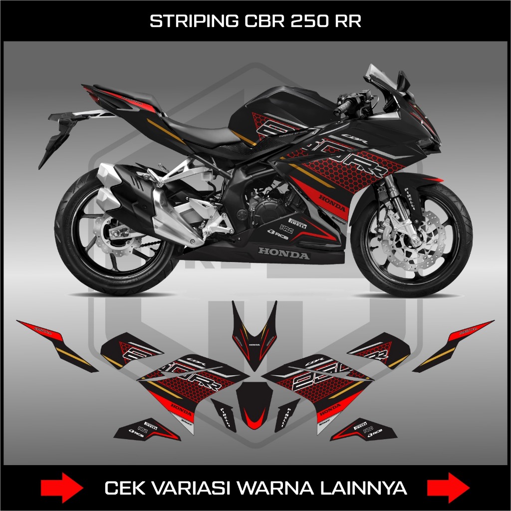HONDA 條紋 CBR250RR K64 LIVERY KRT 250RR 貼紙貼花摩托車本田 CBR 250RR 半 | 蝦皮購物