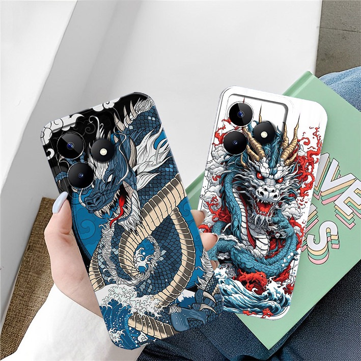 軟殼 Realme Note 50 C53 C51 Dragon Motif Contemporary Case Pro | 蝦皮購物