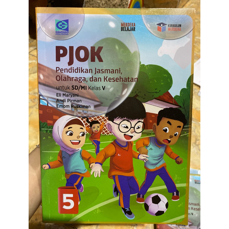 原裝 GRAFINDO PJOK 物理教育運動和健康 SD/MI CLASS 5/V 獨立課程 | 蝦皮購物