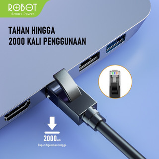 機器人 RFC02 RFC03 LAN 電纜 UTP CAT6 以太網電纜 RJ45 長度 2M 3M 調製解調器通用耐 | 蝦皮購物
