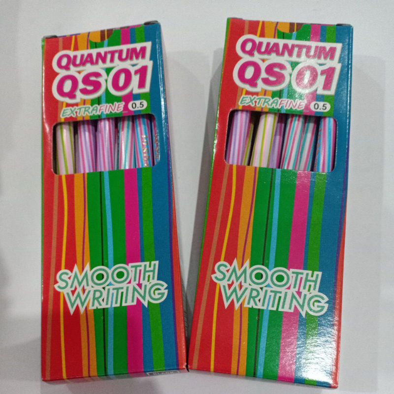 Hitam quantum Pens 量子筆 1 包 QS-01 黑色 12 支裝 | 蝦皮購物