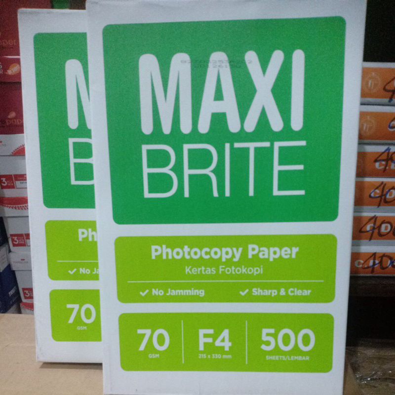 Hvs 打印紙 hvs maxi hvs maxi brite Photocopy maxi brite f4 70 克 | 蝦皮購物