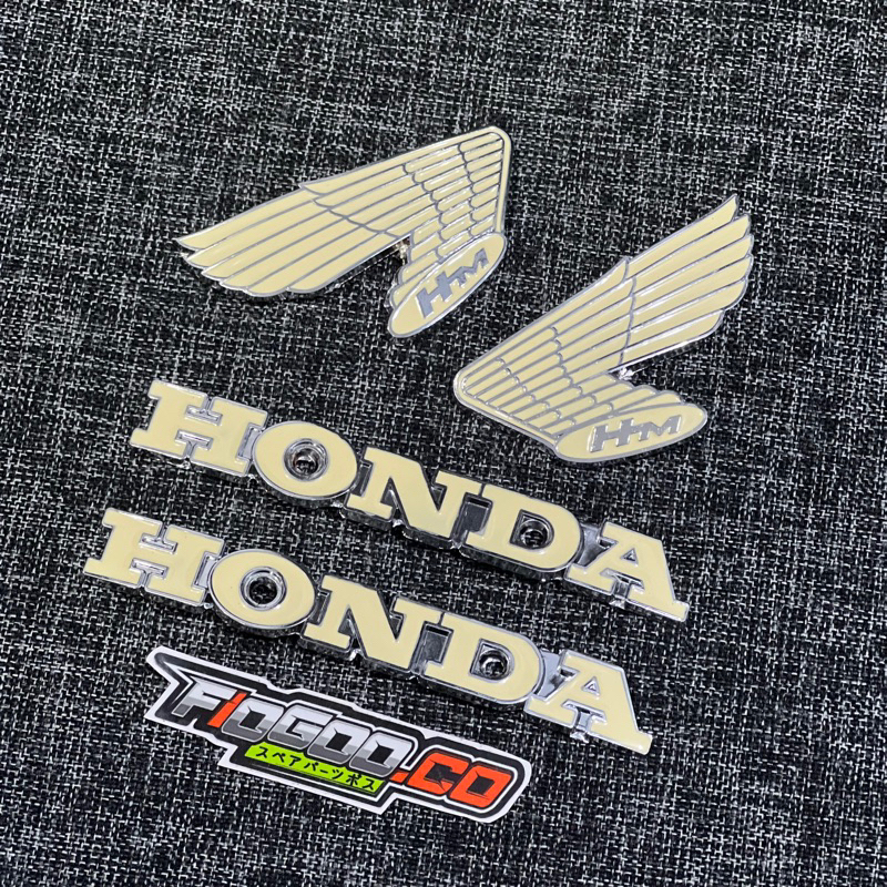 HONDA CB TANK EMBLEM EMBLEM 台灣 CB TANK EMBLEM LOGO CB100 TAN | 蝦皮購物