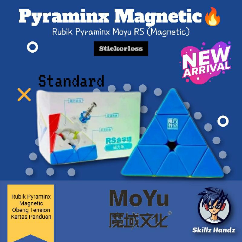 Rubik Pyraminx Moyu RS 標準磁性 | 蝦皮購物